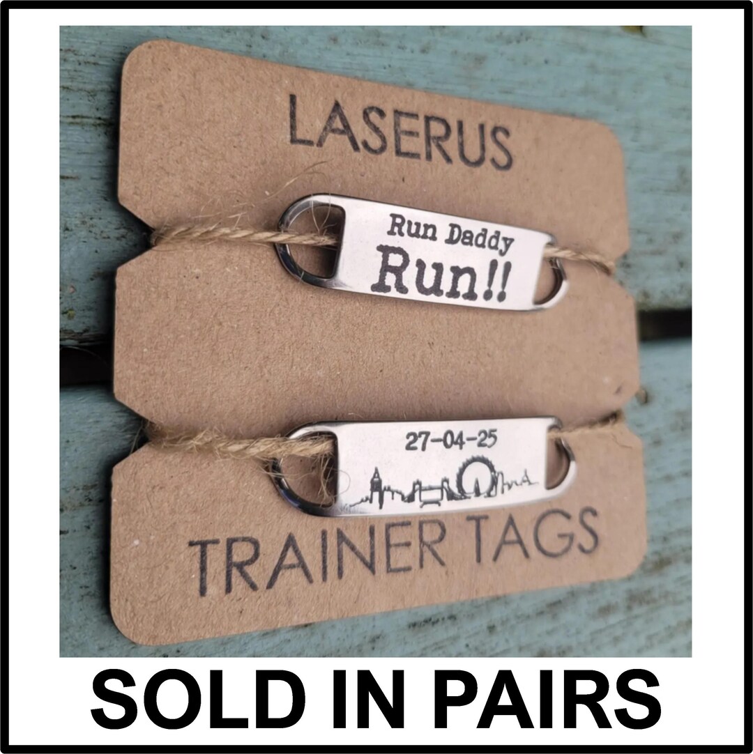 Trainer Tags - Couch to 5k - Marathon Training - Gift for Runner ...