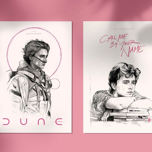 Elio and Oliver call Me by Your Name Illustration Art Print | Etsy