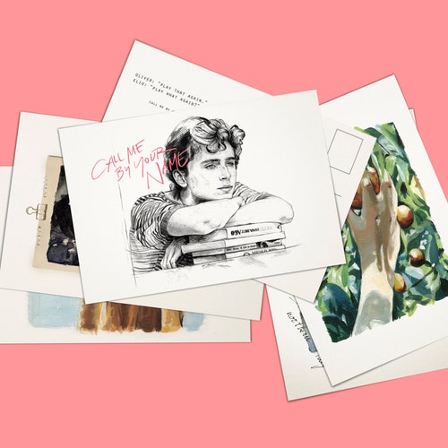 Elio and Oliver call Me by Your Name Illustration Art Print - Etsy