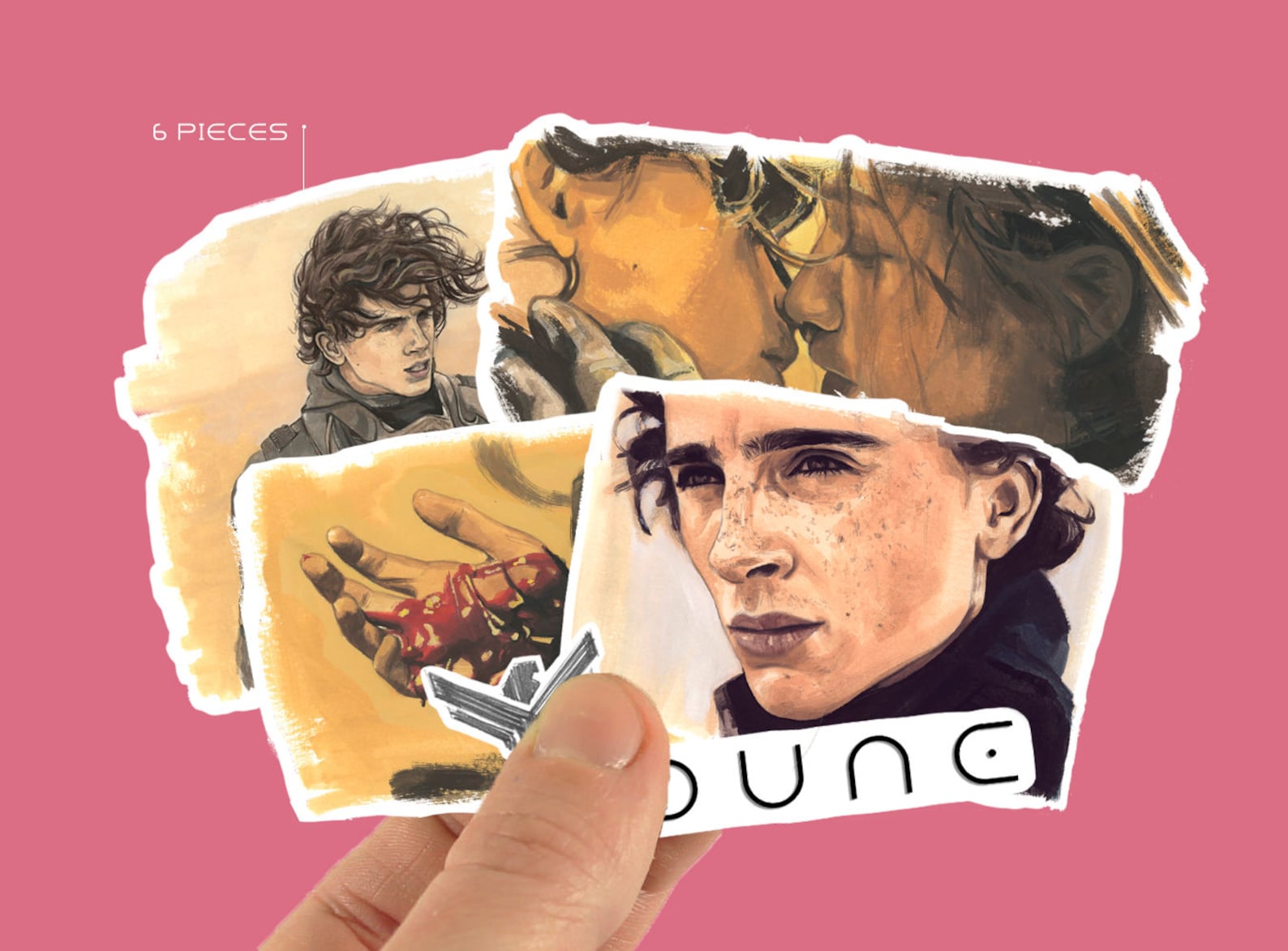 Timothée Chalamet Sticker Pack Zendaya Paul Atreides & | Etsy