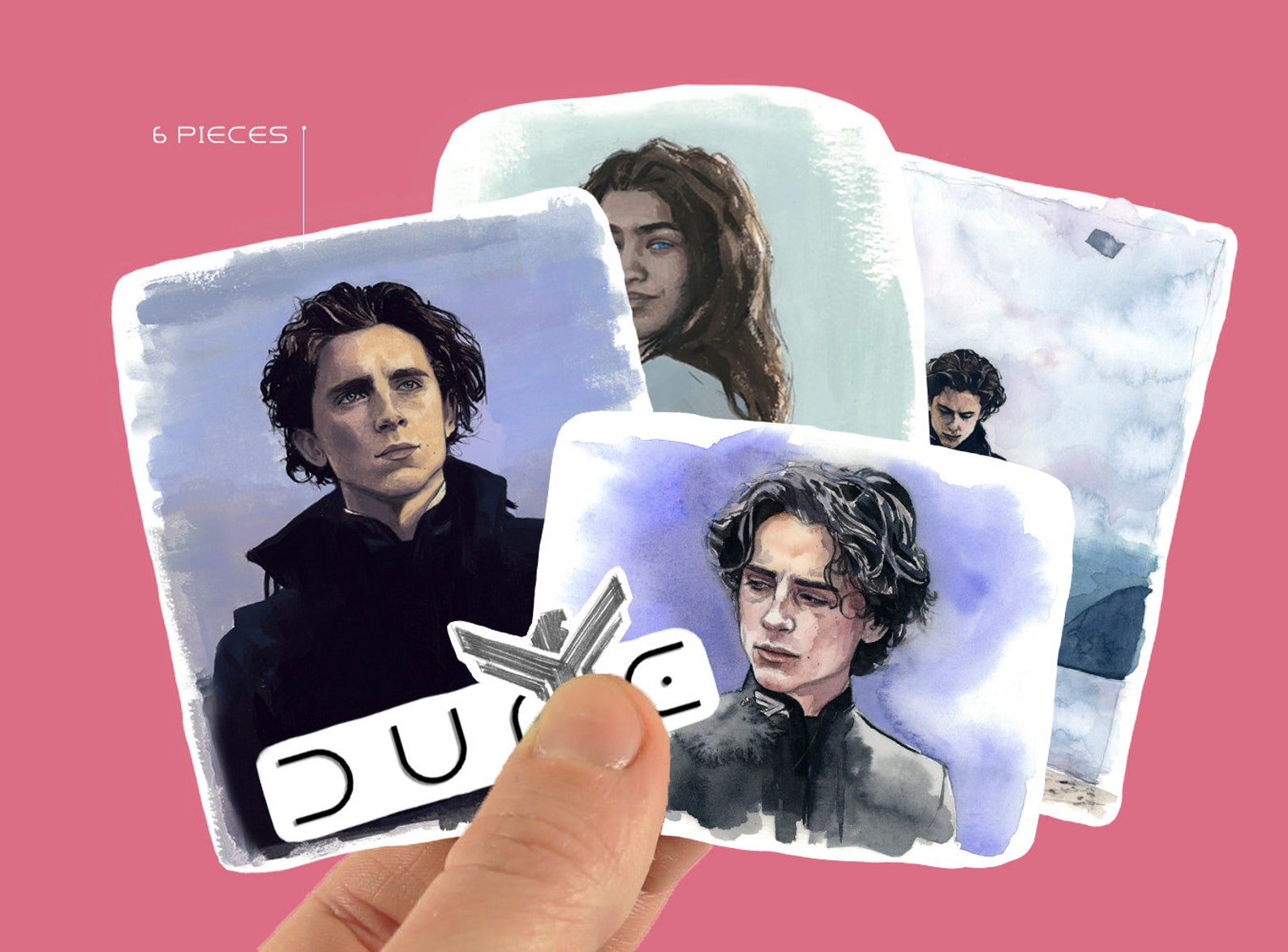 Timothée Chalamet Sticker Pack Zendaya Paul Atreides & | Etsy