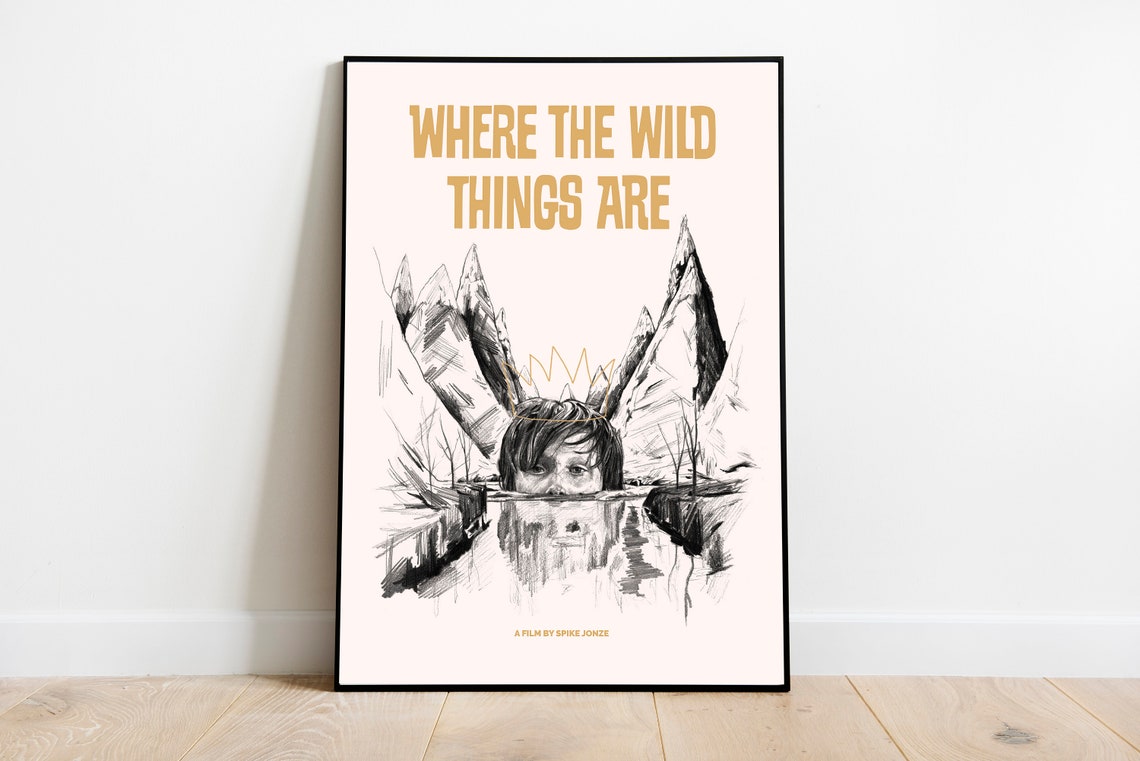 Where the wild things are Movie Poster art print Max - Etsy España