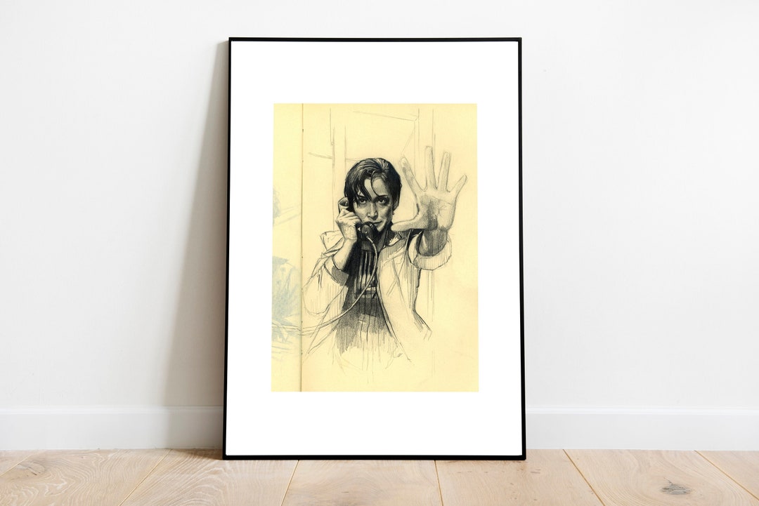 Trinity - the Matrix Poster Illustration - Etsy