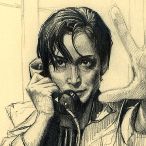 Trinity - the Matrix Poster Illustration - Etsy