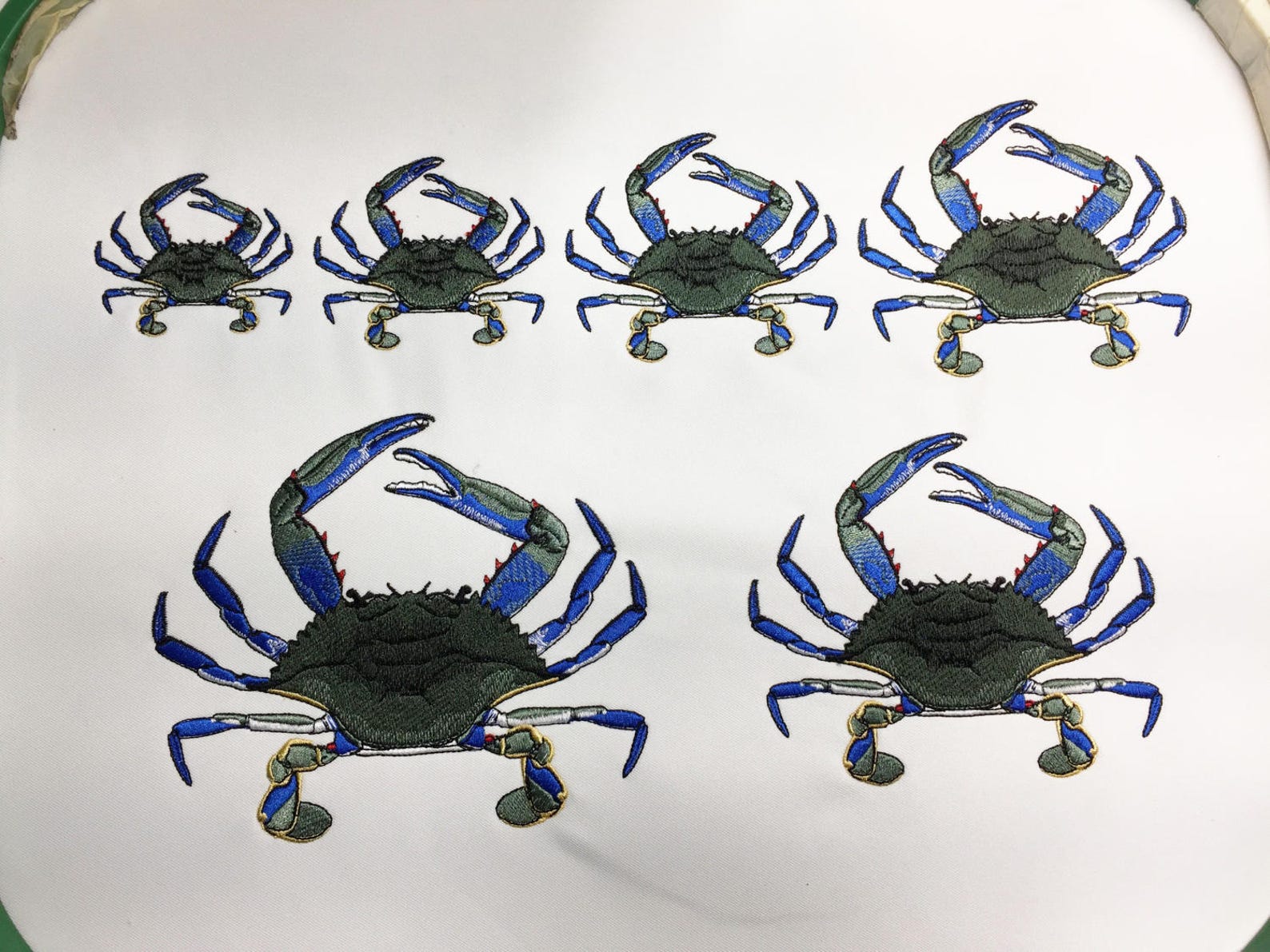 Blue Crab Embroidery Design - Etsy