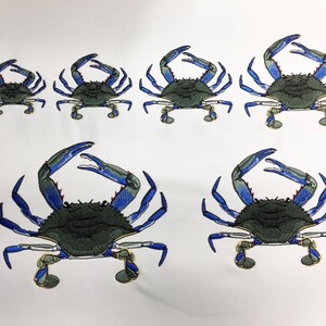 Blue Crab Embroidery Design - Etsy