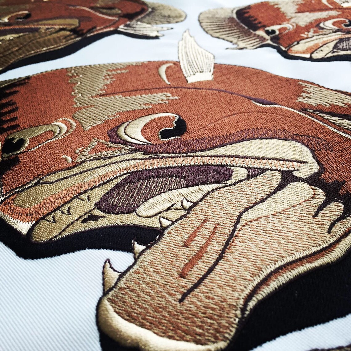 Flounder Fluke Embroidery Design - Etsy