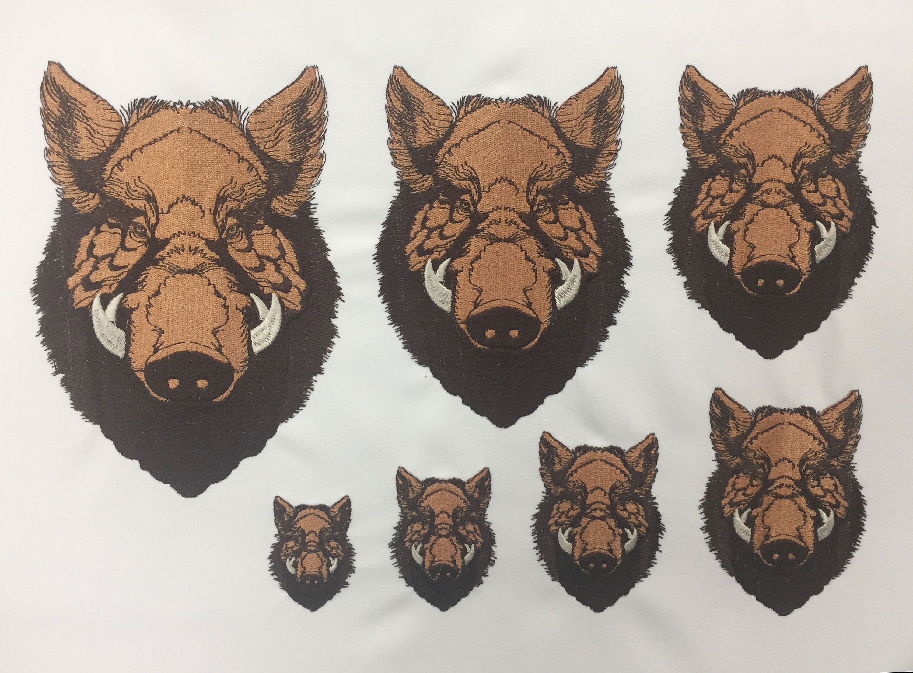 Boar Embroidery Design - Etsy