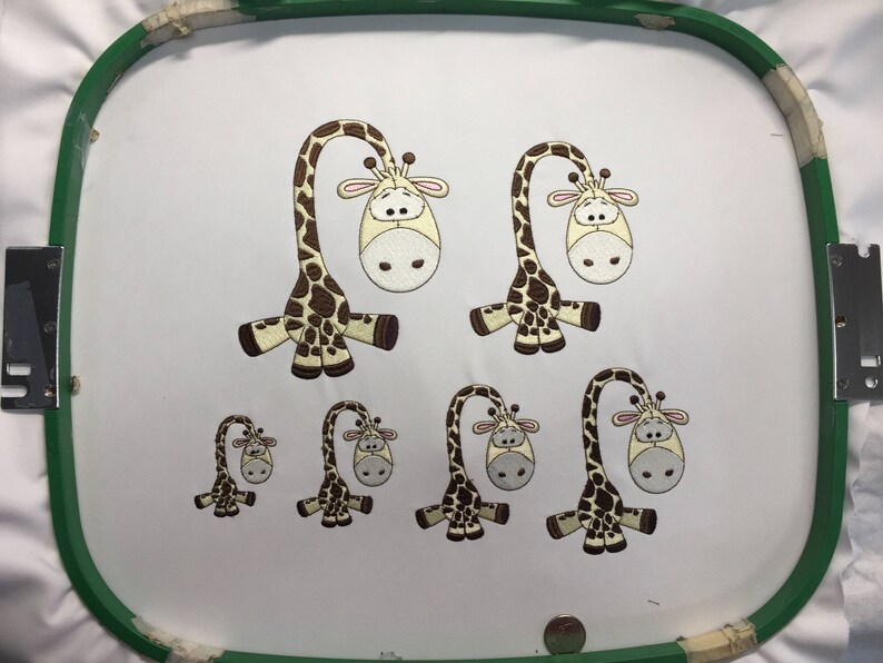 Cute Giraffe Embroidery Design - Etsy
