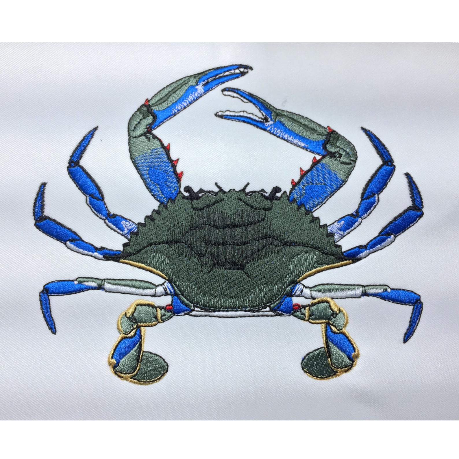 Blue Crab Embroidery Design - Etsy