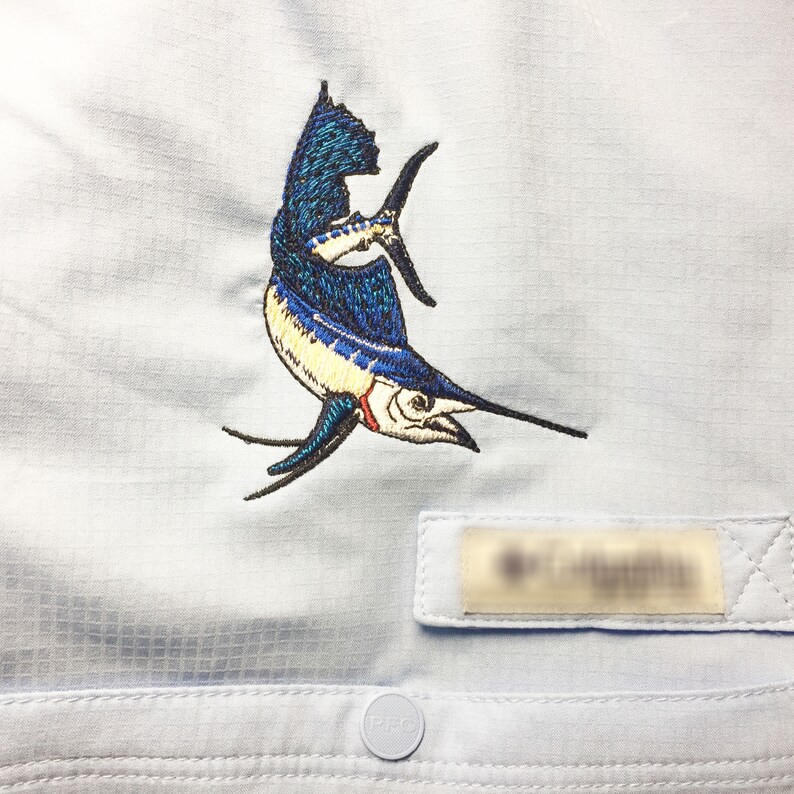 Sailfish Embroidery Design - Etsy