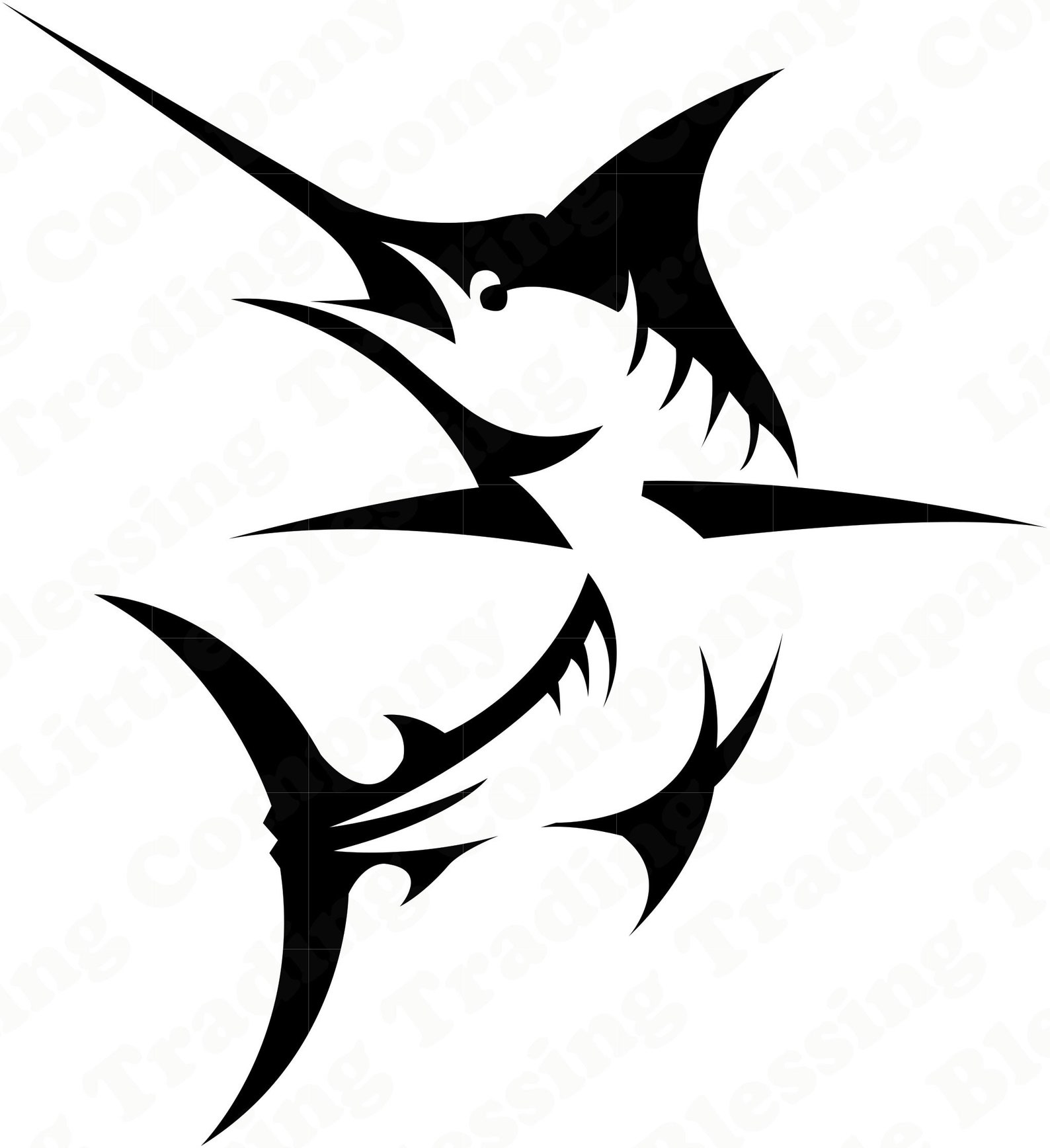 Marlin SVG Clipart, Png, Eps, Pdf, Cricut, Studio3, Cricut, Silhouette ...