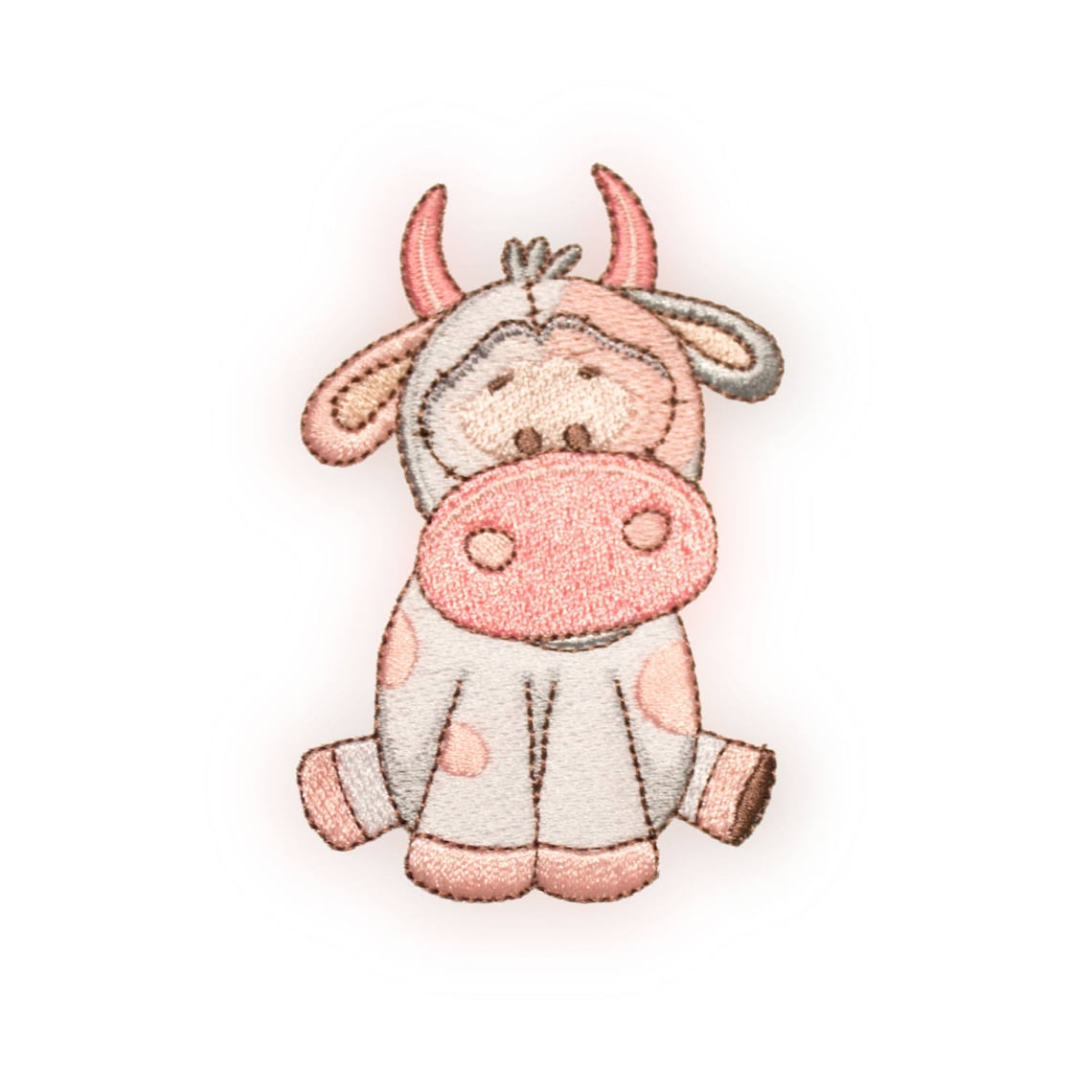 Cute Cow Embroidery Design - Etsy