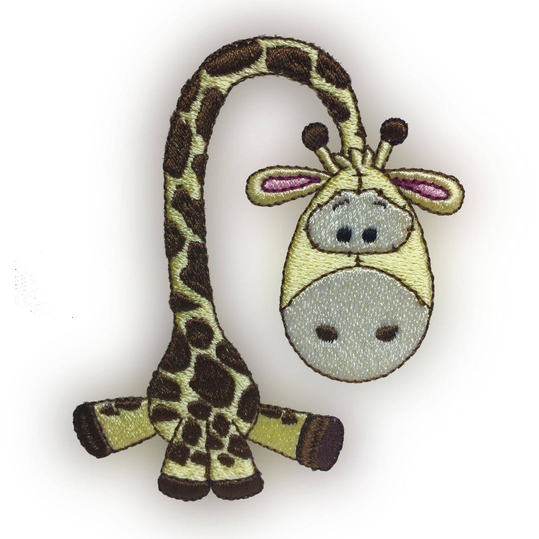 Cute Giraffe Embroidery Design - Etsy
