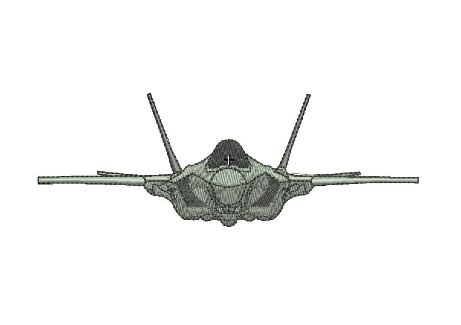 F35 Fighter Jet Airplane Embroidery Design 3-pack - Etsy