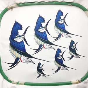 Sailfish Embroidery Design - Etsy
