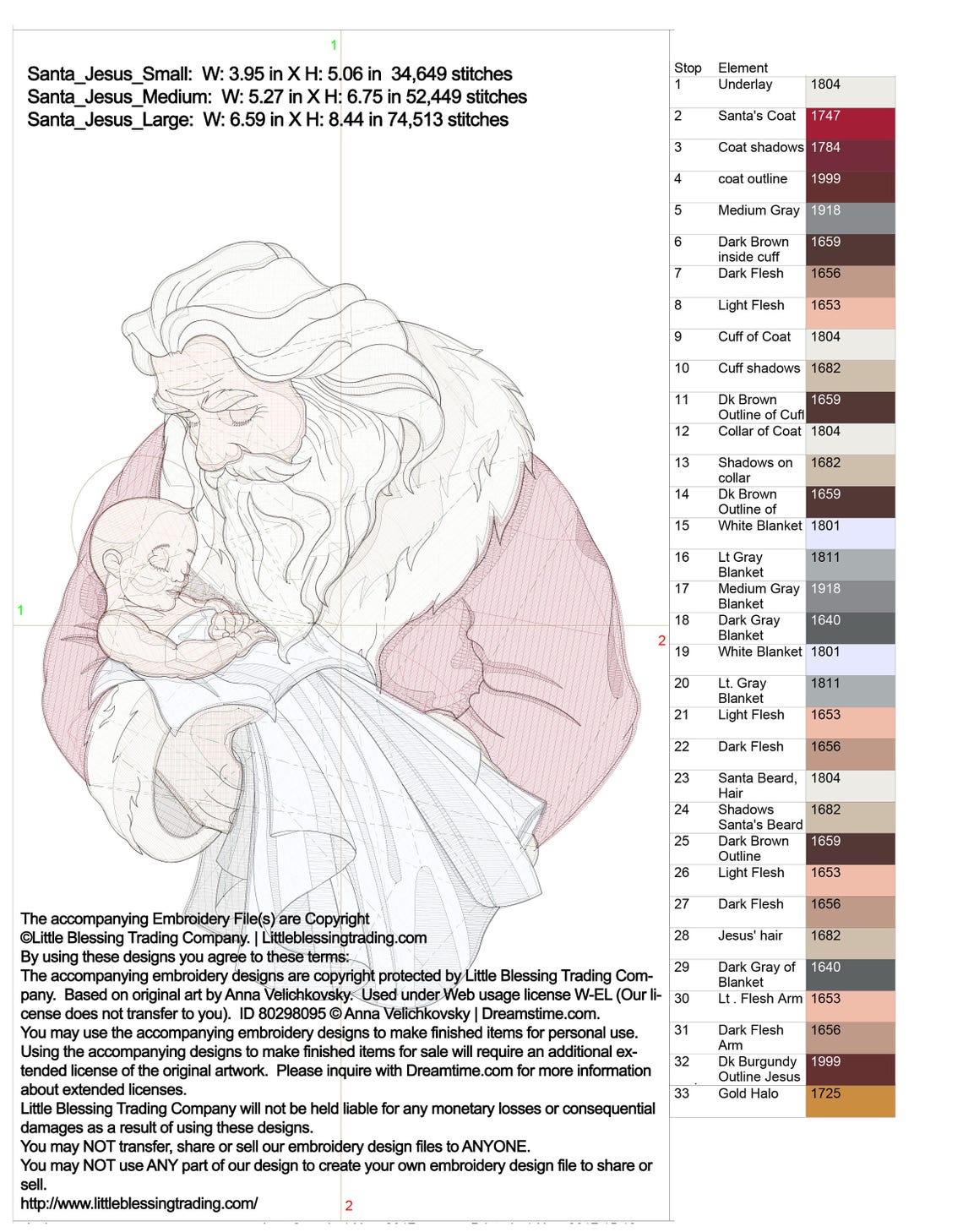 Santa Holding Jesus Christ Embroidery Design - Etsy