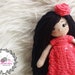 Crochet Doll in Red Dress Amigurumi Pattern - Etsy