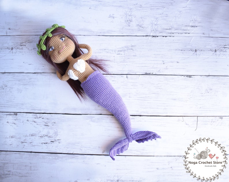 Crochet Pattern Morgana the Mermaid Doll - Etsy