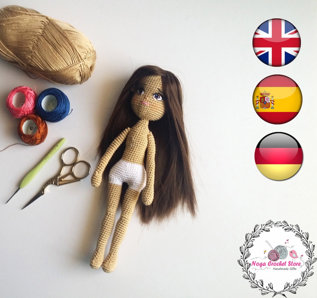 Basic Crochet Doll Pattern - Easy Amigurumi DIY Project - Etsy
