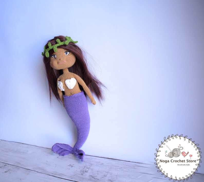 Crochet Pattern Morgana the Mermaid Doll - Etsy