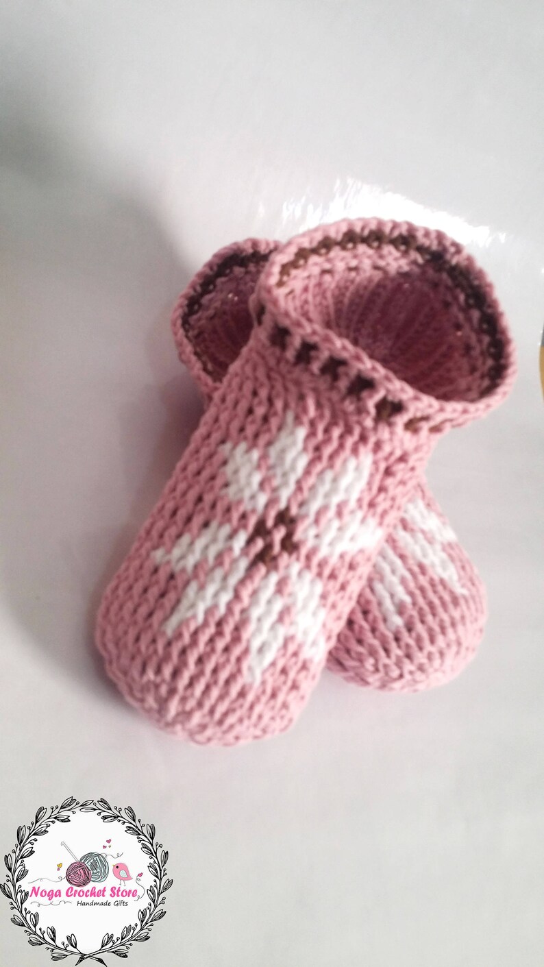 Crochet Fair Isle Slipper Pattern - Etsy