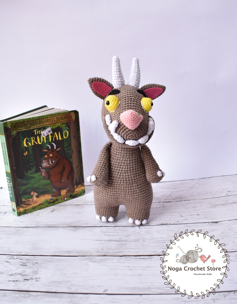 Handcrafted Crocheted Gruffalo Adorable Amigurumi Character - Etsy