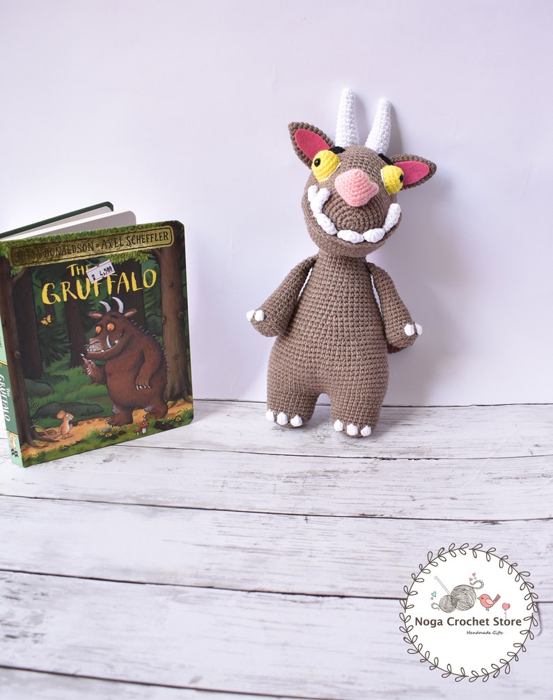 Handcrafted Crocheted Gruffalo Adorable Amigurumi Character - Etsy