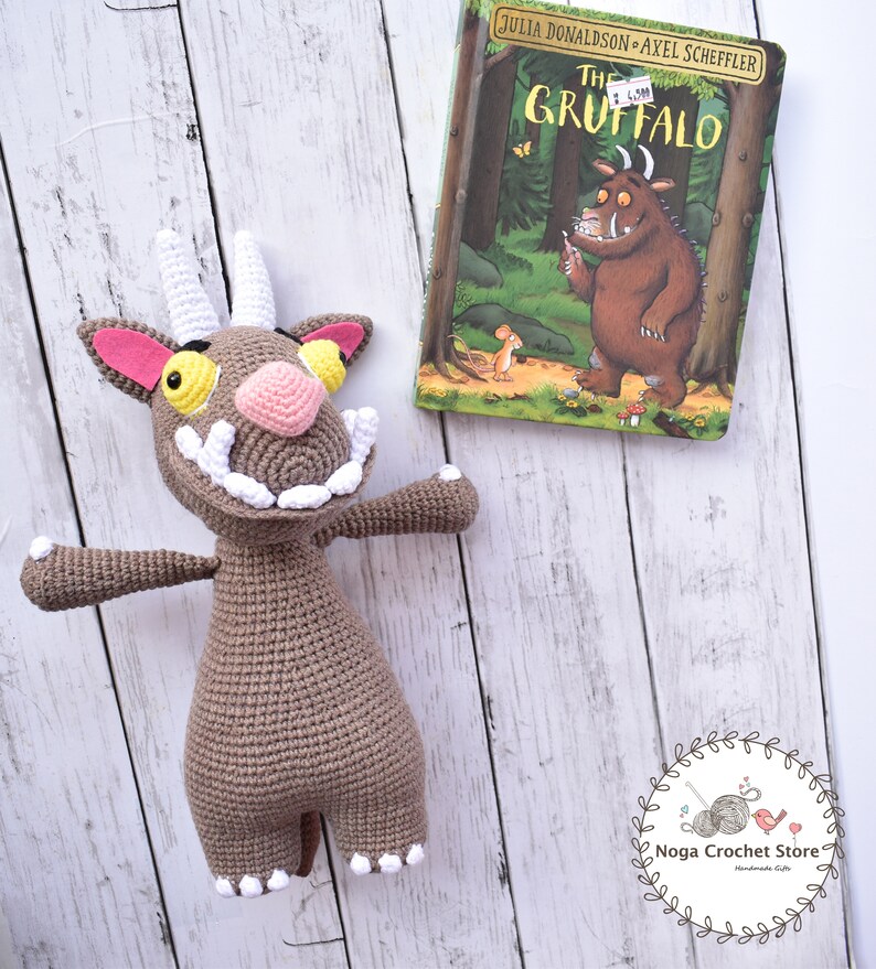 Handcrafted Crocheted Gruffalo Adorable Amigurumi Character - Etsy