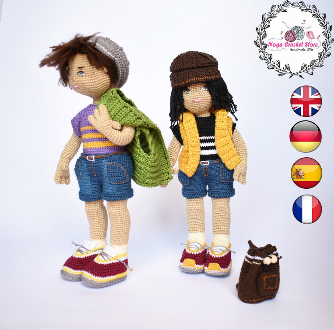 Crochet Boy Doll Amigurumi Pattern - Etsy