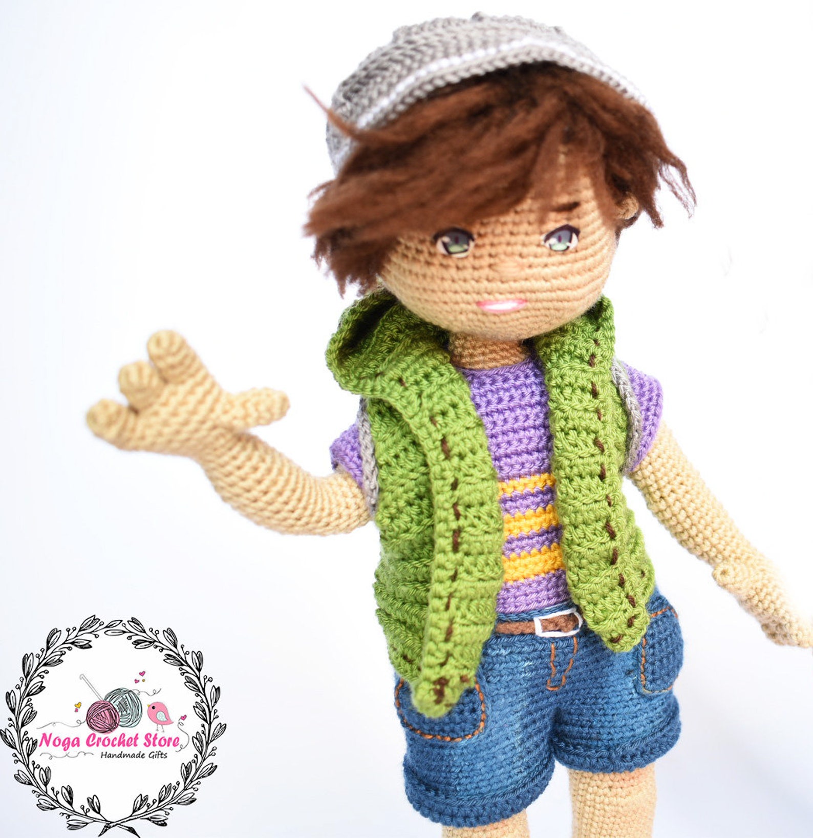 Crochet Boy Doll Amigurumi Pattern | Etsy