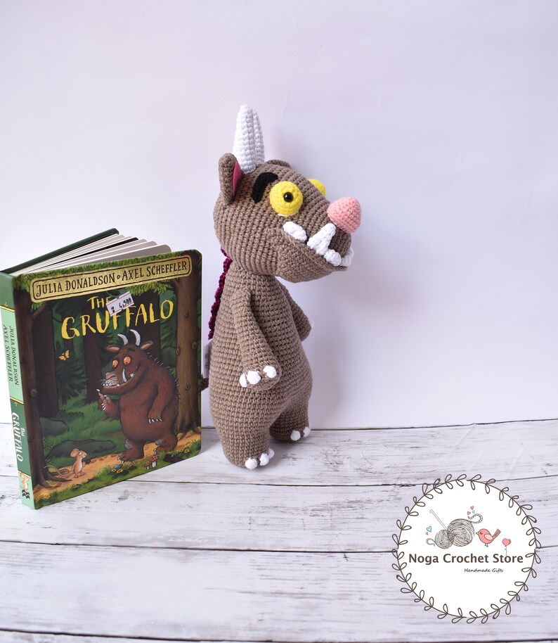 Handcrafted Crocheted Gruffalo Adorable Amigurumi Character - Etsy