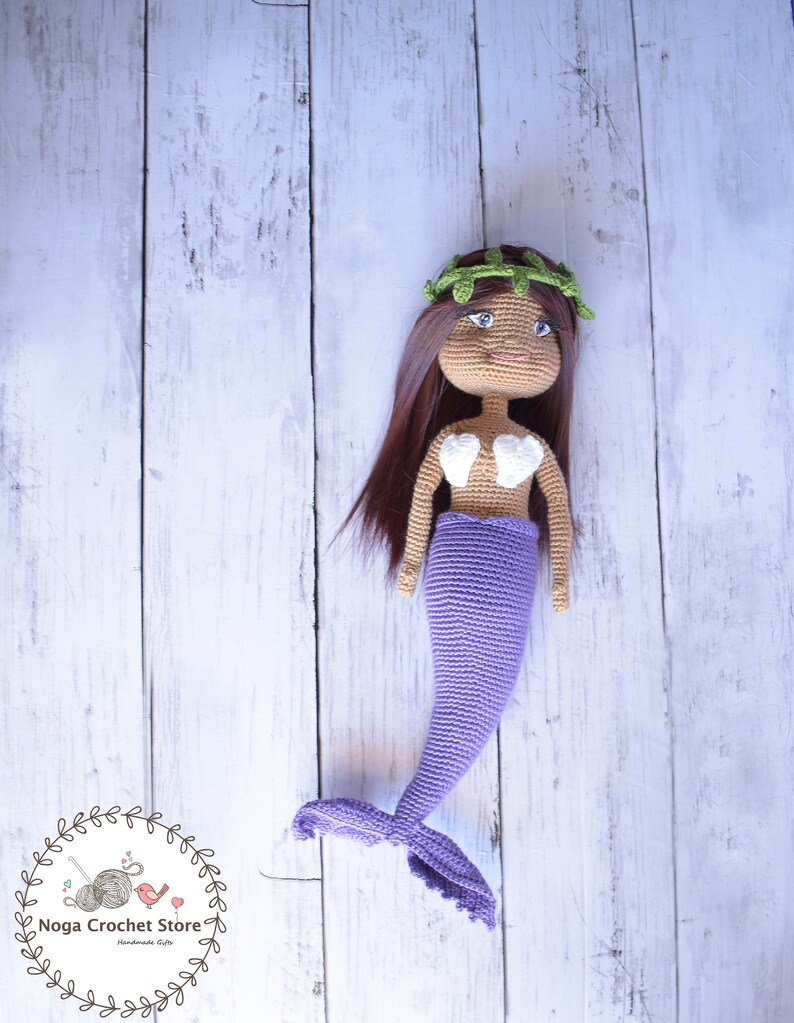 Crochet Pattern Morgana the Mermaid Doll - Etsy