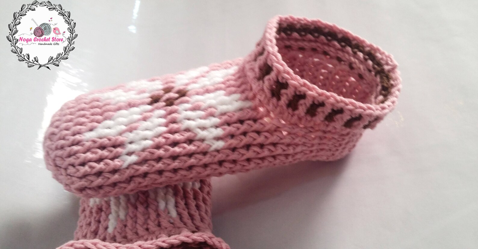 Crochet Fair Isle Slipper Pattern - Etsy