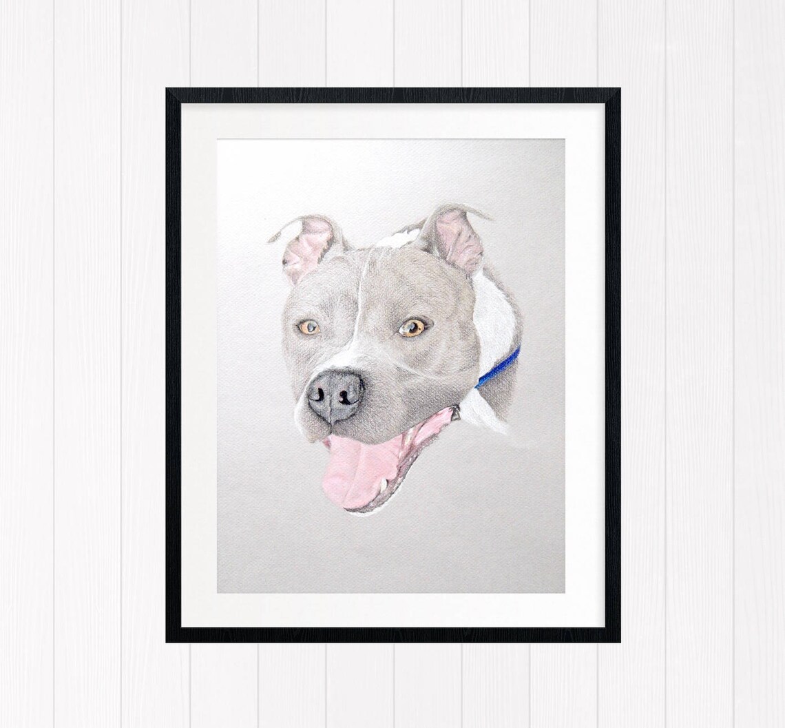 Custom Dog Art Dog Drawing Dog Portrait Custom Custom Pet - Etsy
