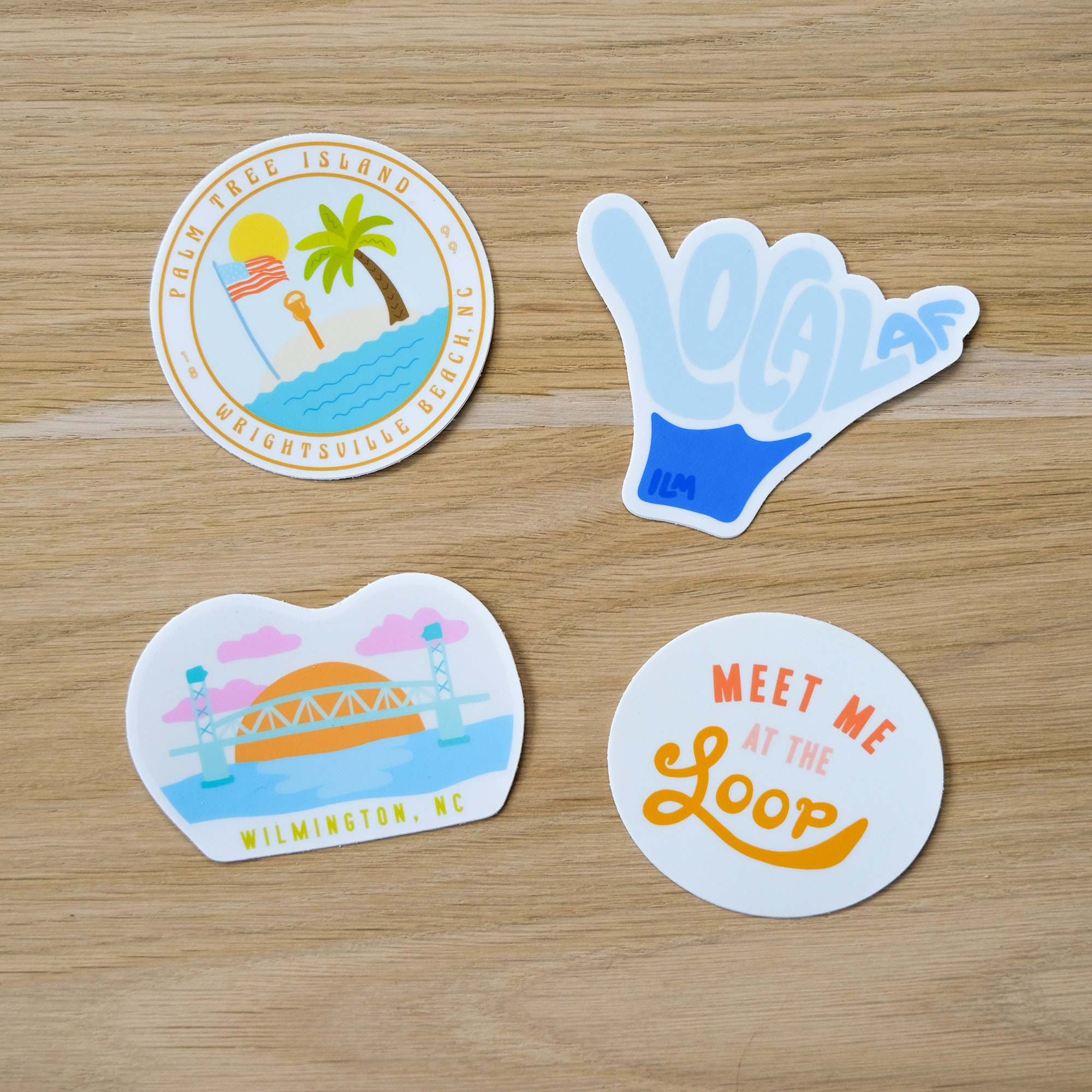 Wilmington Sticker, Downtown Wilmington Sticker, Wilmington Bridge ...