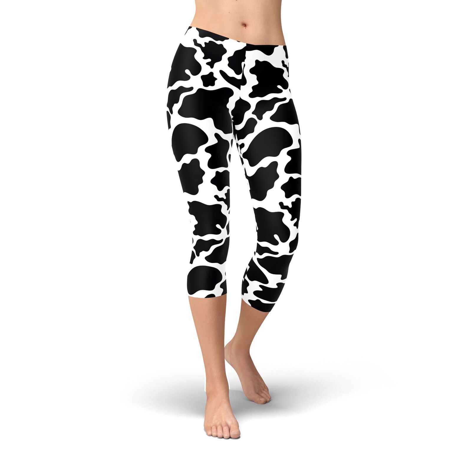 Cow Print Leggings Cow Skin Yoga Pants Cow Leggings Printed - Etsy