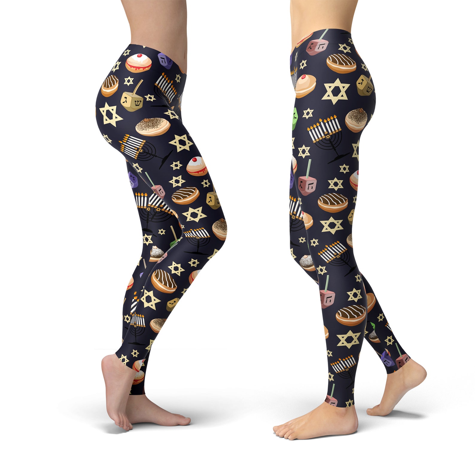 Hanukkah Leggings Hanukkah Clothing Hanukkah Apparel - Etsy