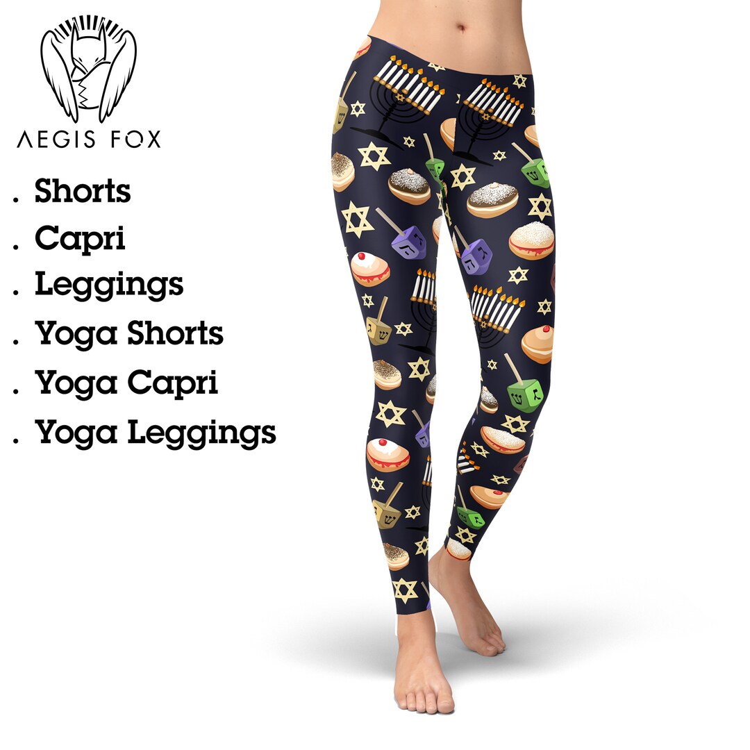 Hanukkah Leggings, Hanukkah Clothing, Hanukkah Apparel, Festival ...