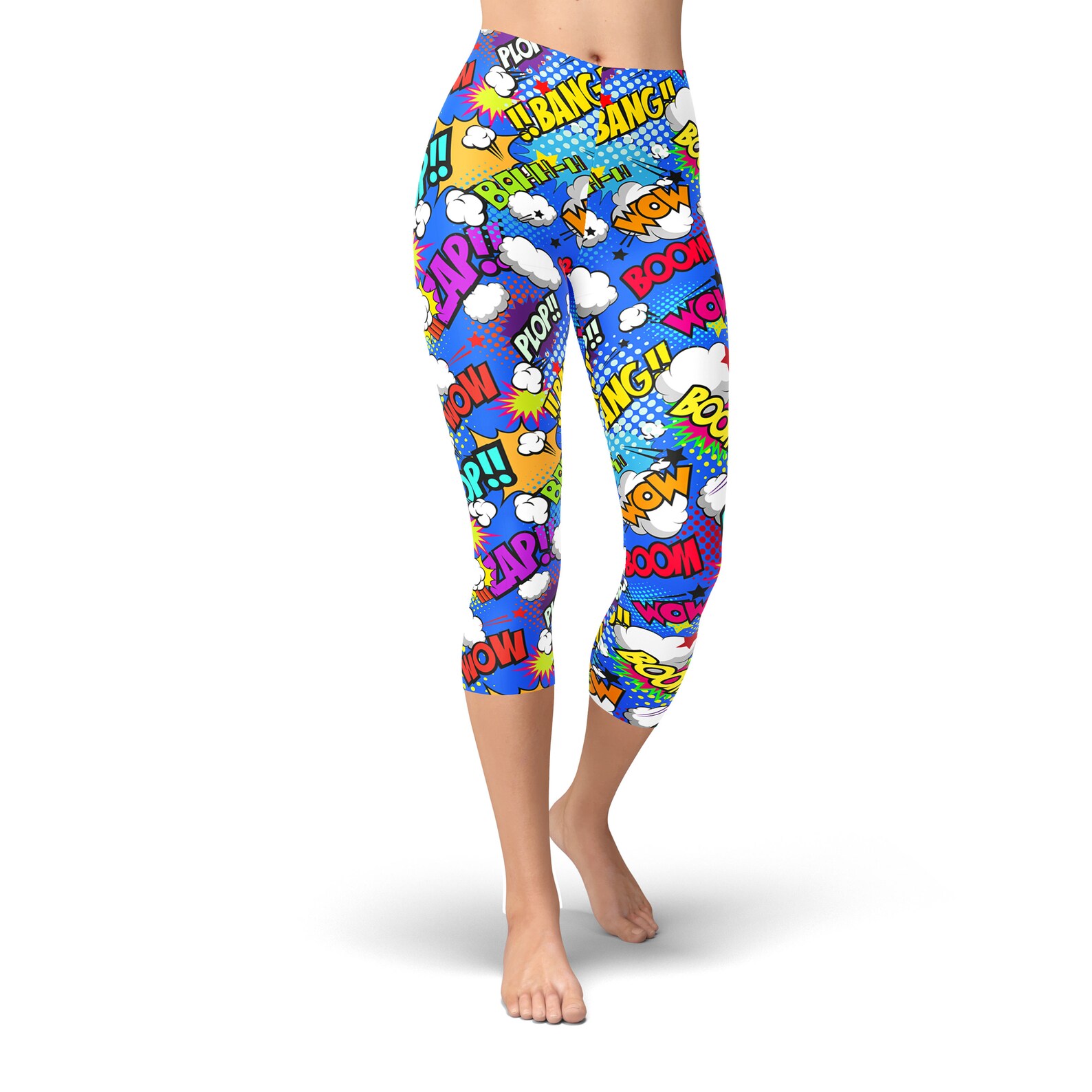 Comic Books Leggings Superhero Leggings Comic Print - Etsy