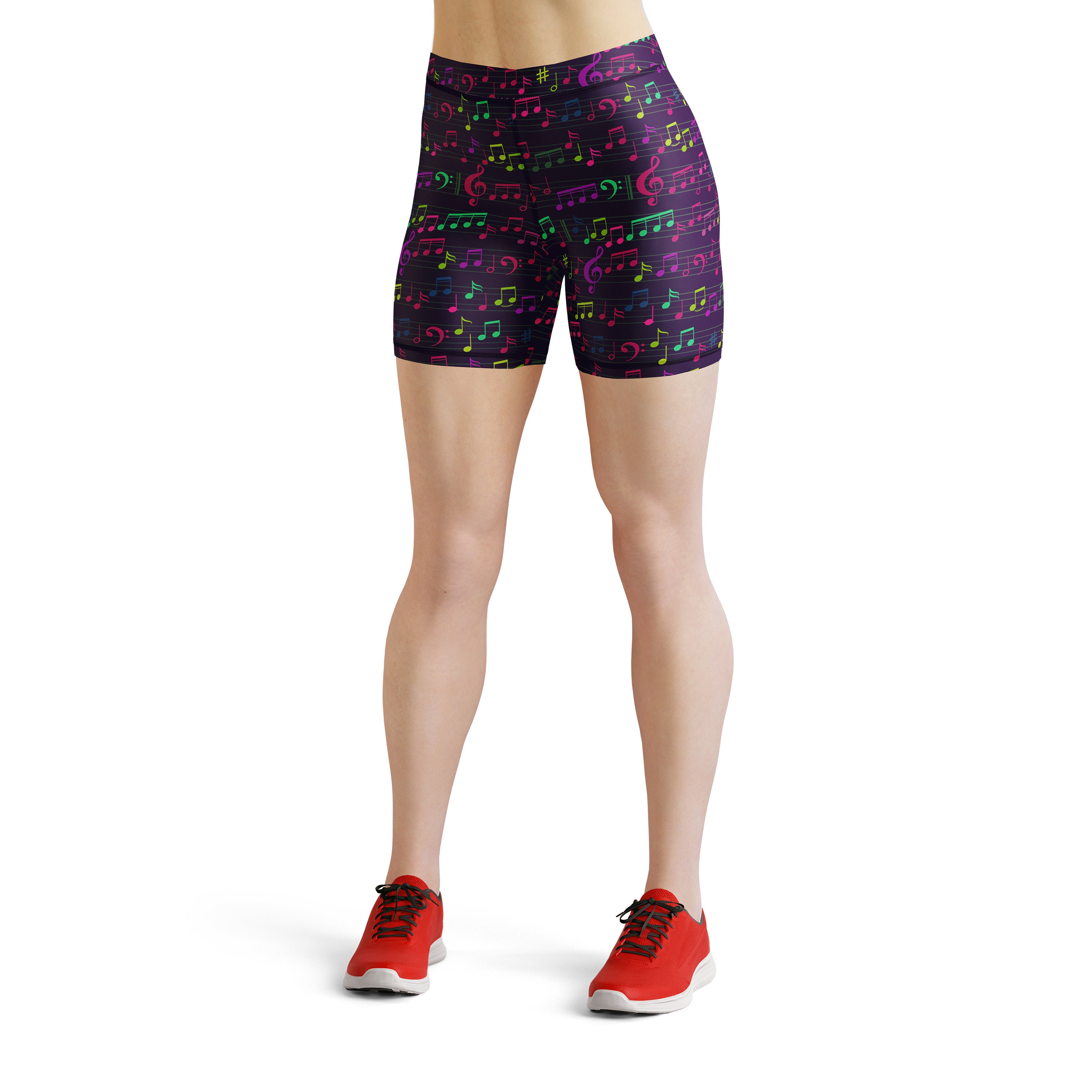 Music Notes Leggings for Women Musical Notes Tights Melody | Etsy