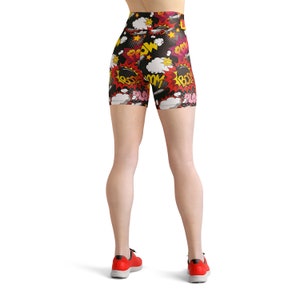 Comic Book Leggings for Women, Graffiti Leggings, Printed Tights, Fun ...