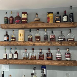 Long Floating Shelf, Floating Shelf, Large Floating Shelf, Bar Shelf ...