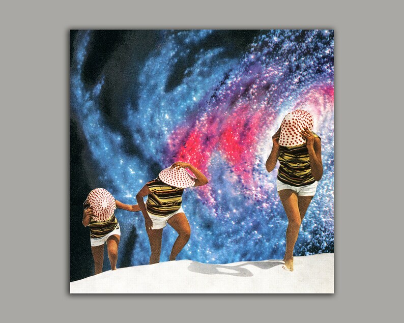 Everyday Static Surreal Collage Art Print Wall Art Retro - Etsy