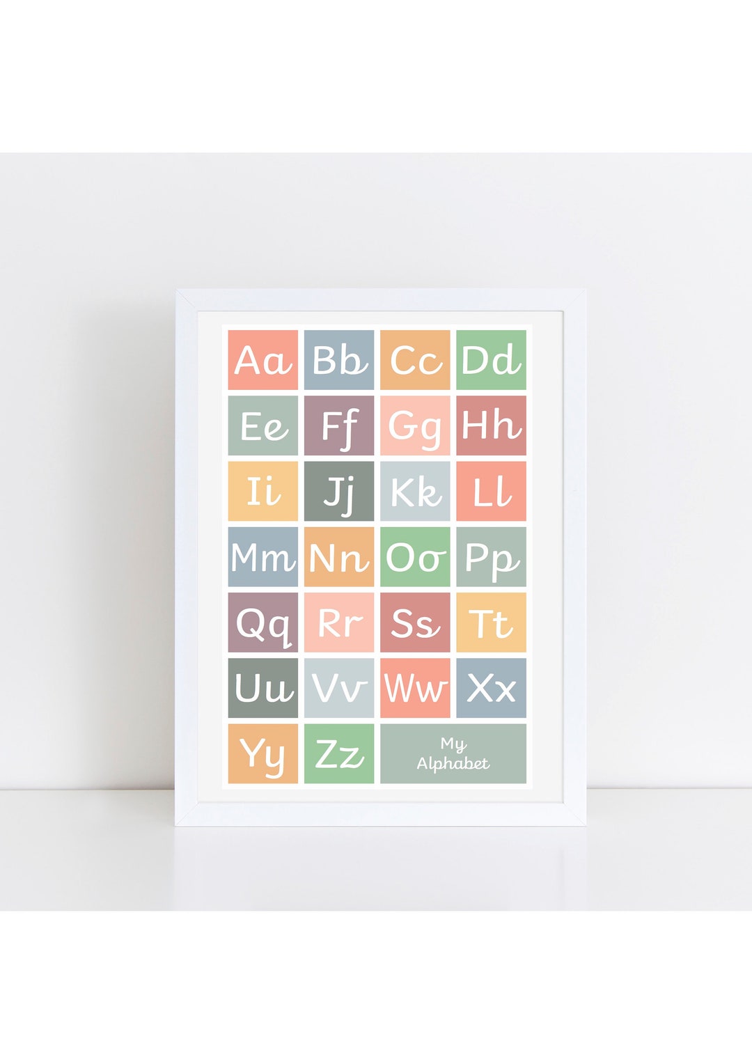 Alphabet Printable, Handwriting Educational Printable, Kid's Printable ...