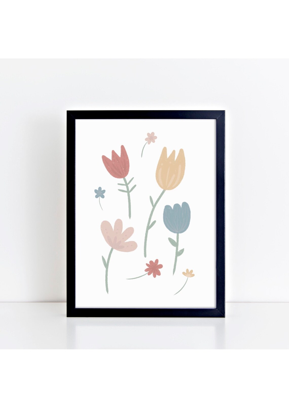 Spring Flowers Printable, Nursery Printable, Kid's Poster, Instant ...