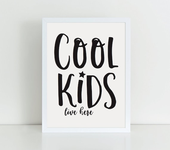 Cool Kids Printable Nursery Printable Nursery Art | Etsy