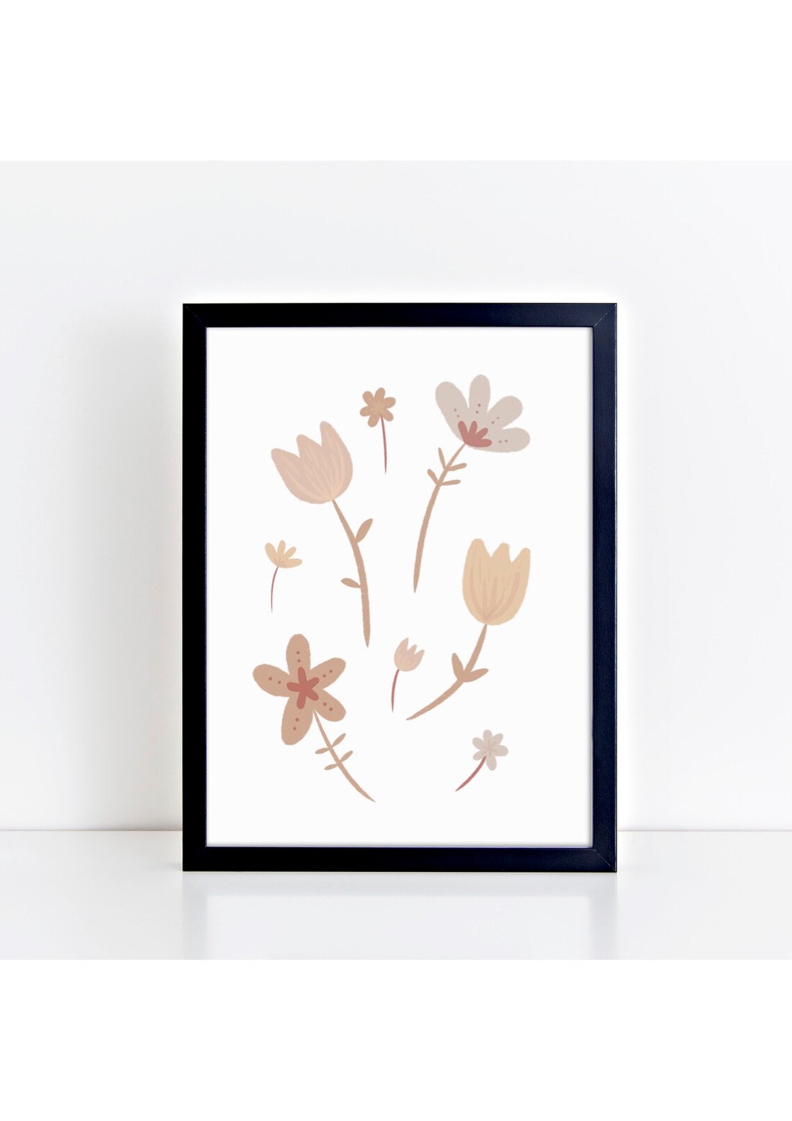 Boho Flowers Printable, Botanic Poster, Instant Download, Boho Bedroom ...