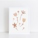 Boho Flowers Printable, Botanic Poster, Instant Download, Boho Bedroom ...