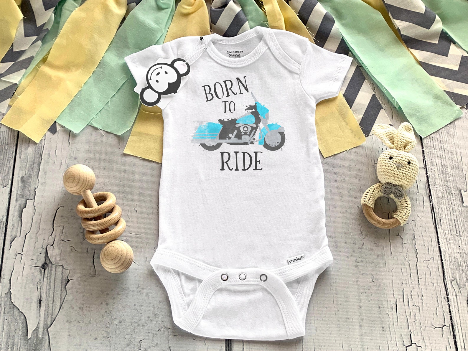 Born To Ride Onesie® Motorcycle Onesie® Motorcycle Baby | Etsy